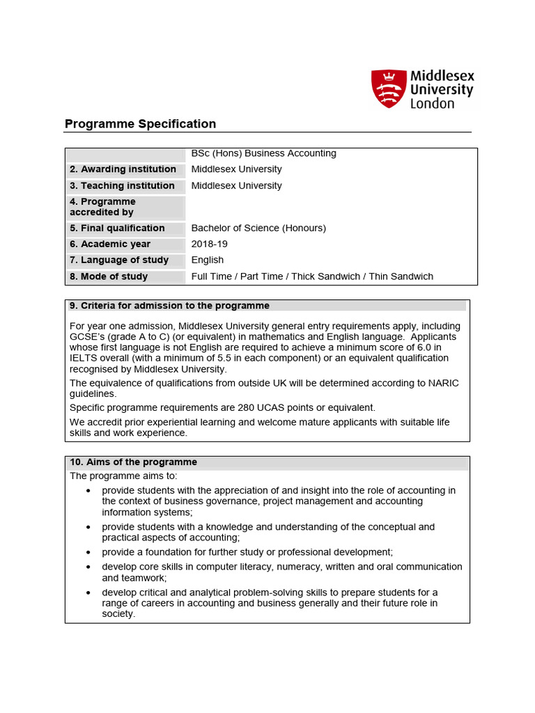 BSC Business Accounting | PDF