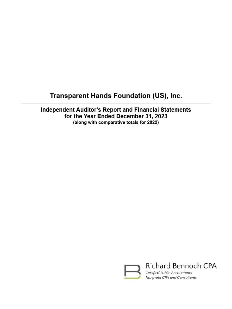 Audit Report 2023 TH US Inc | PDF