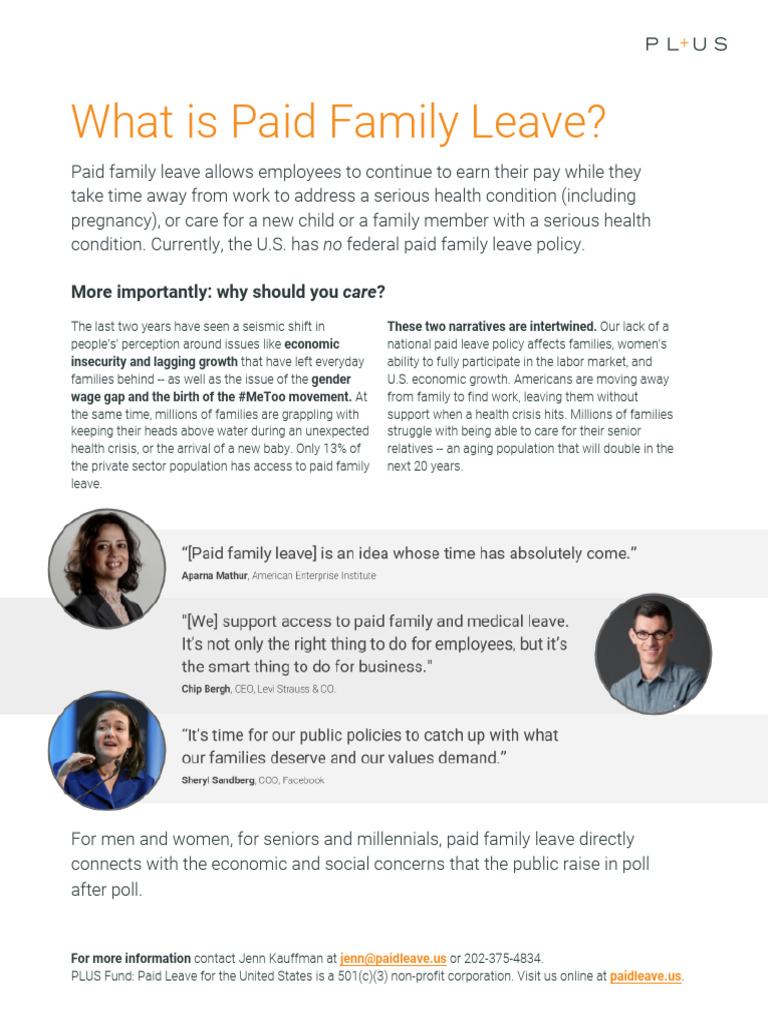 Understanding Paid Family Leave Benefits | PDF | Parental Leave ...