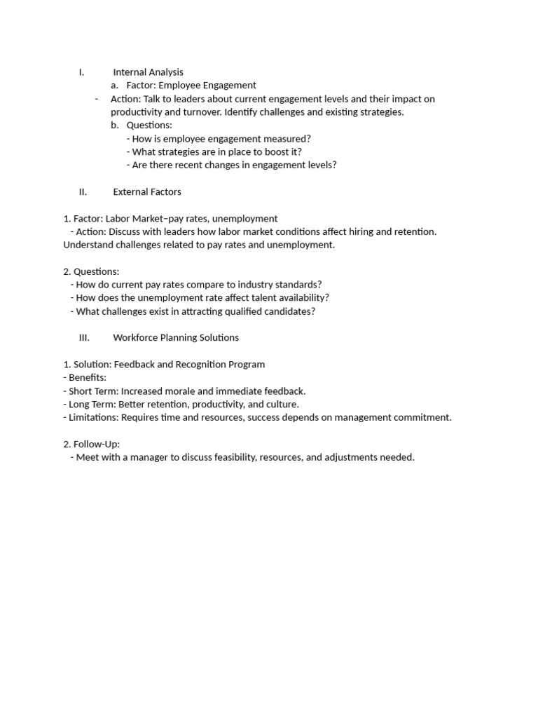 Internal Analysis | PDF