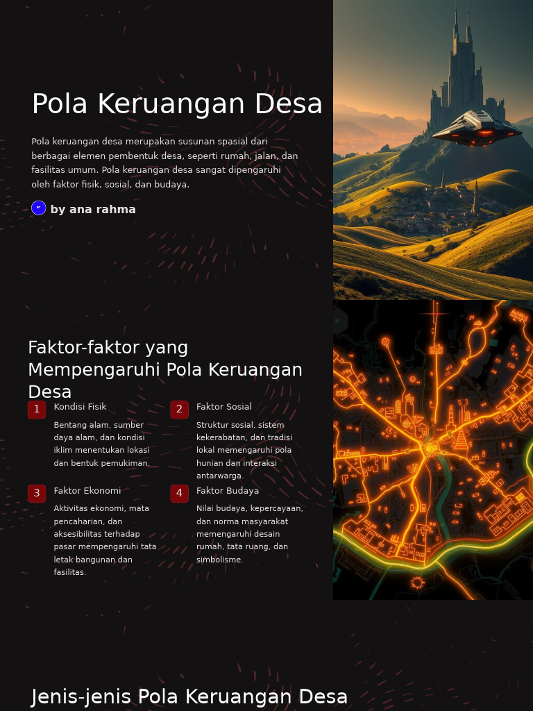 Pola Keruangan Desa | PDF