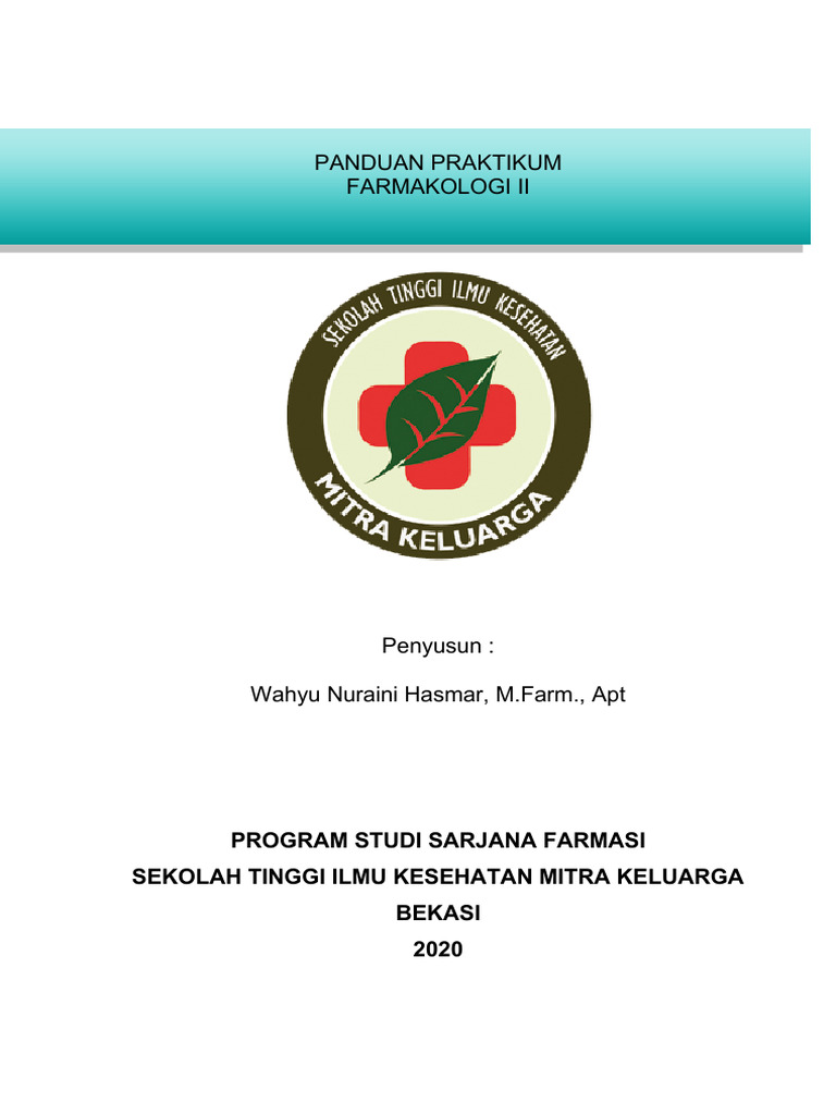 Panduan Praktikum Farmakologi II | PDF