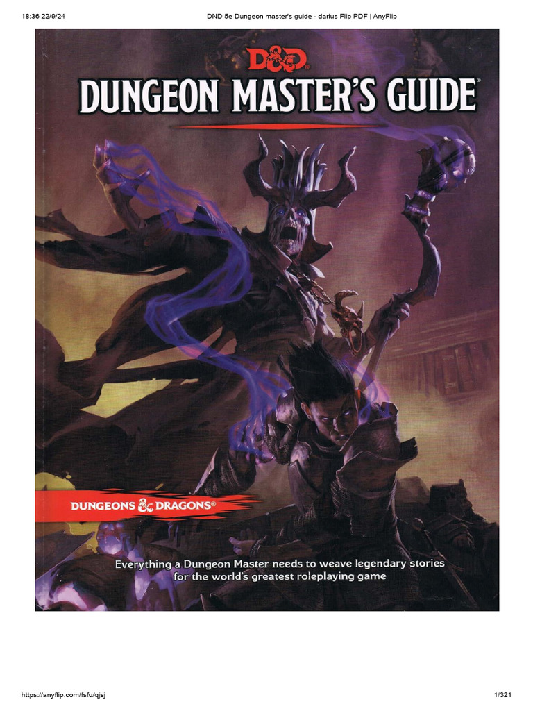 DND 5e Dungeon Master's Guide - Darius Flip PDF - AnyFlip | PDF