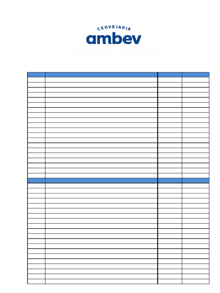 Tabela Ambev 2024 | PDF