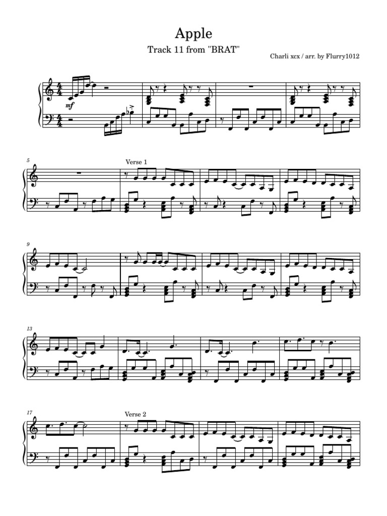 Apple - Charli XCX Advanced | PDF