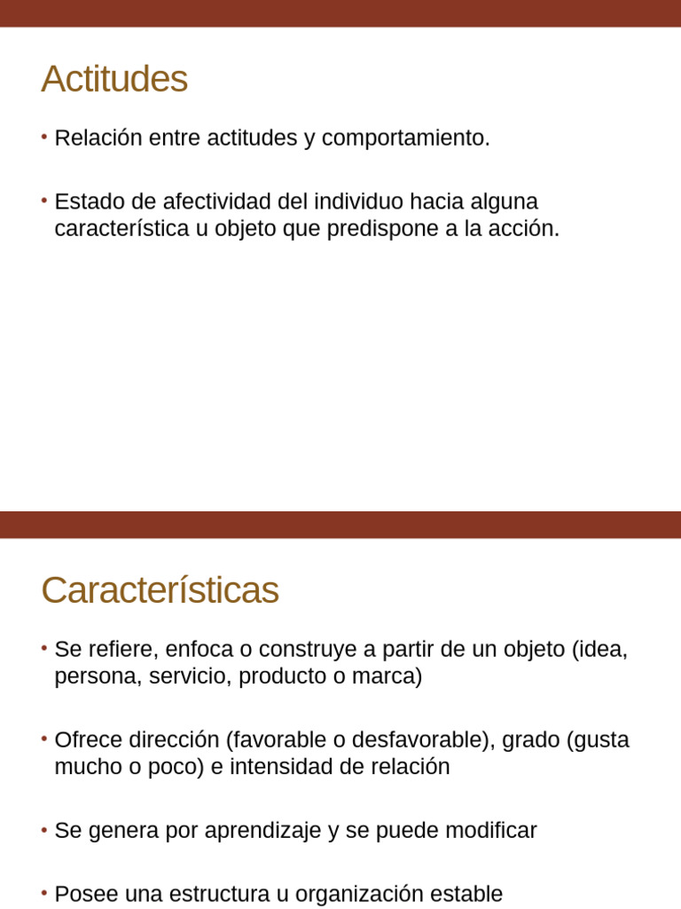 Actitudes | PDF