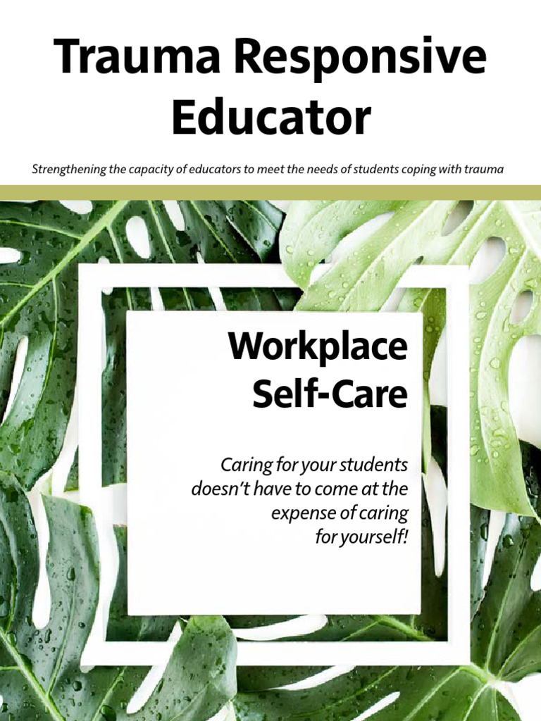 Trauma Responsive Educator Book | PDF