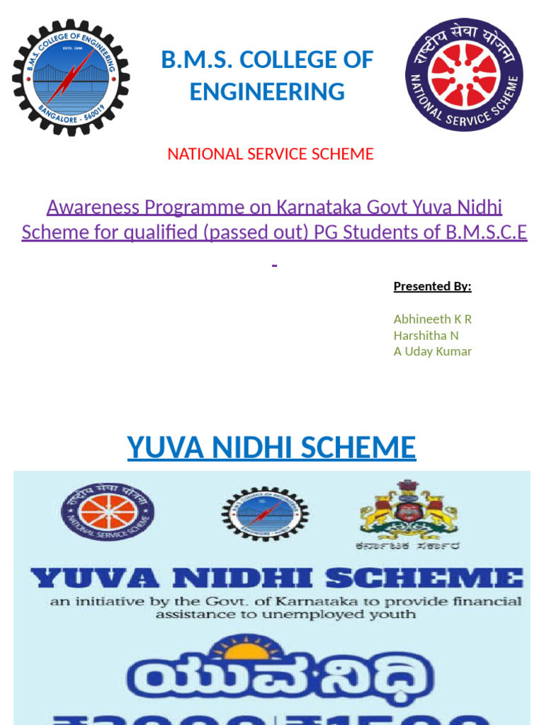 Yuva Nidhi | PDF