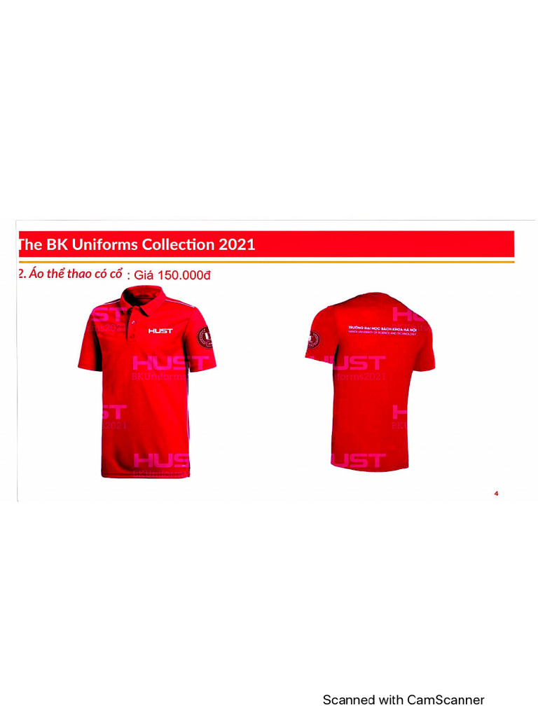 ĐỒNG PHỤC TỰ CHỌN HỌC NGOẠI KHÓA K68 | PDF