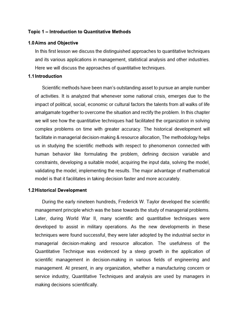 Topic-1-Introduction-to-Quantitative-Methods-1 | PDF