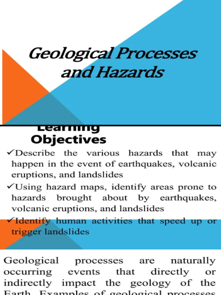Geologic Processes and Hazards | PDF