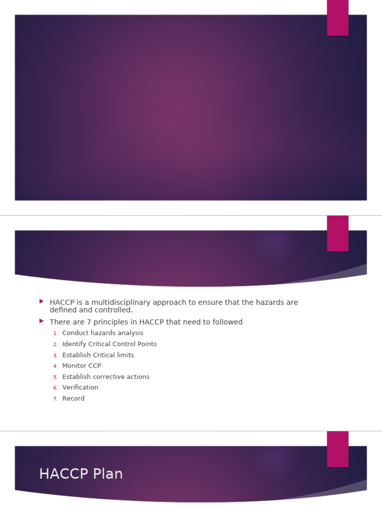 haccp training rev1 | PDF