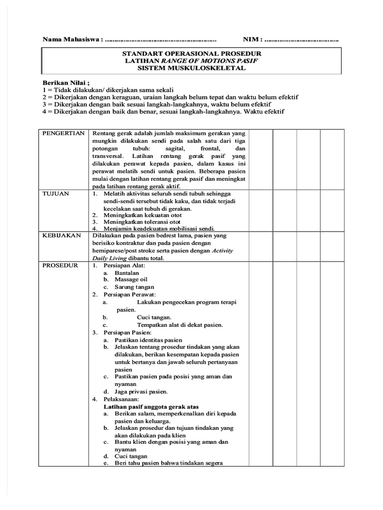 PDF Sop Rom Pasif Compress (1) | PDF