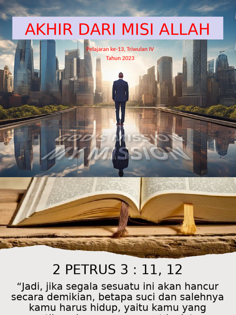 Pel 13-Akhir Dari Misi Allah | PDF