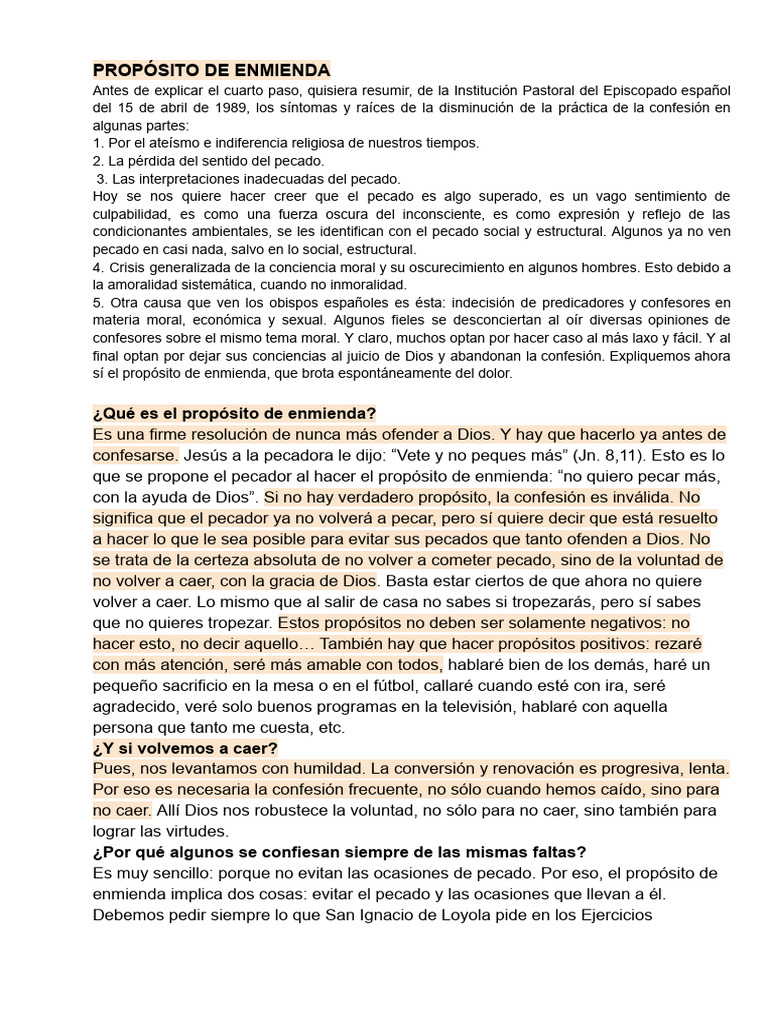 4. Propósito de Enmienda | PDF