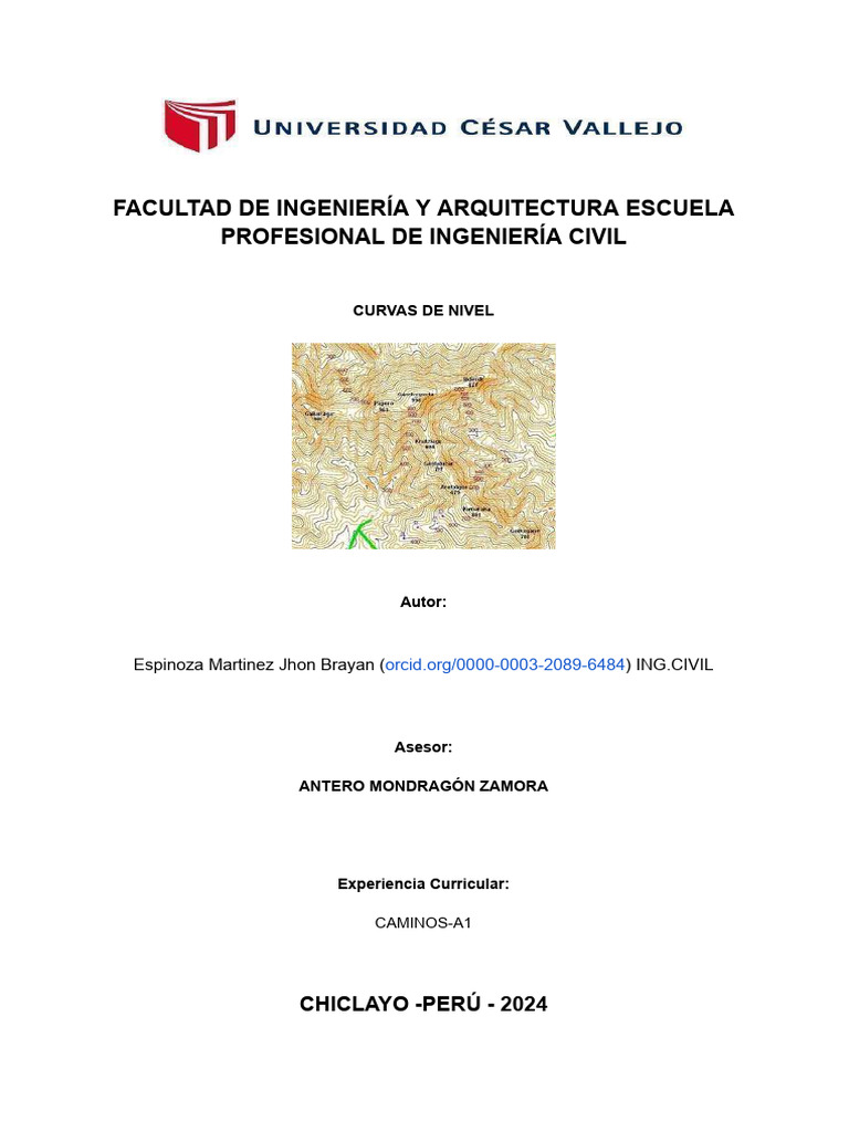 Civil Engineering Level Curves Analysis | PDF | Teaching Methods ...