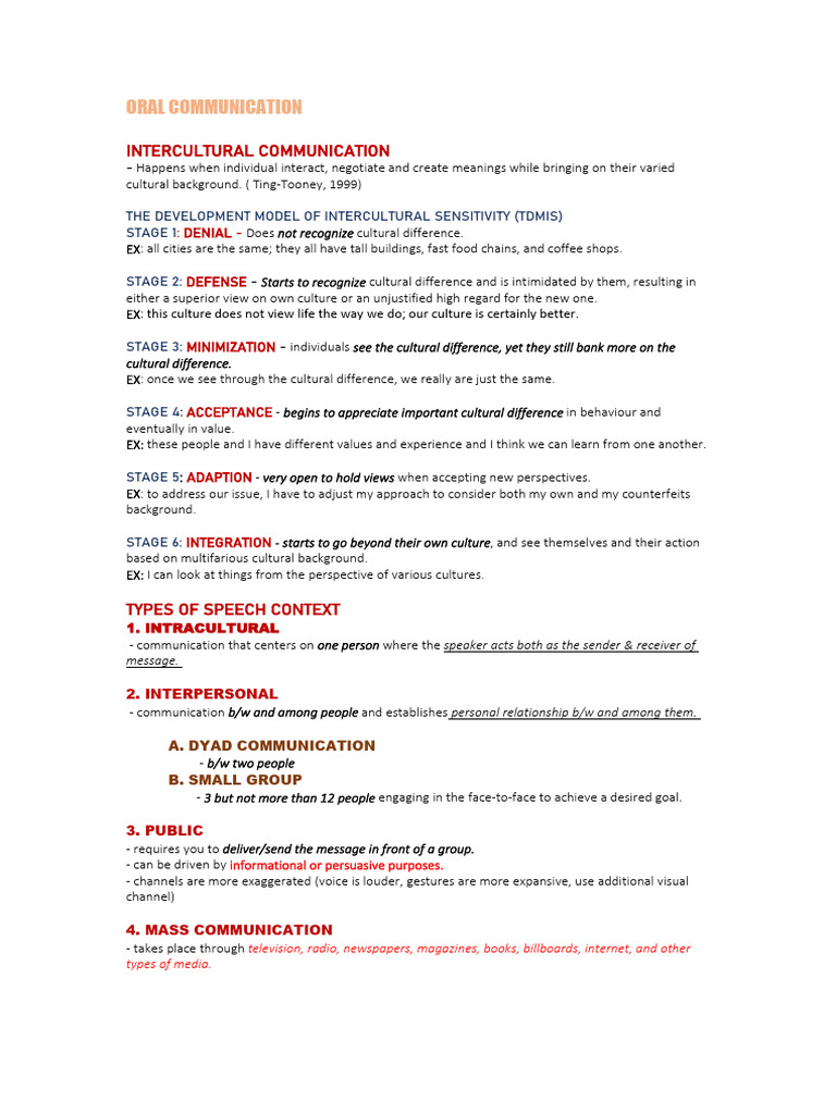 Oral Communication | PDF