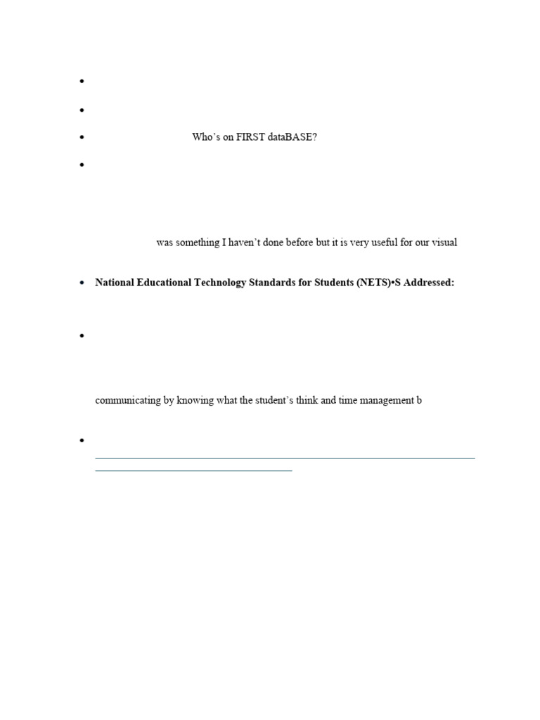 Reflection Database Form Pdf