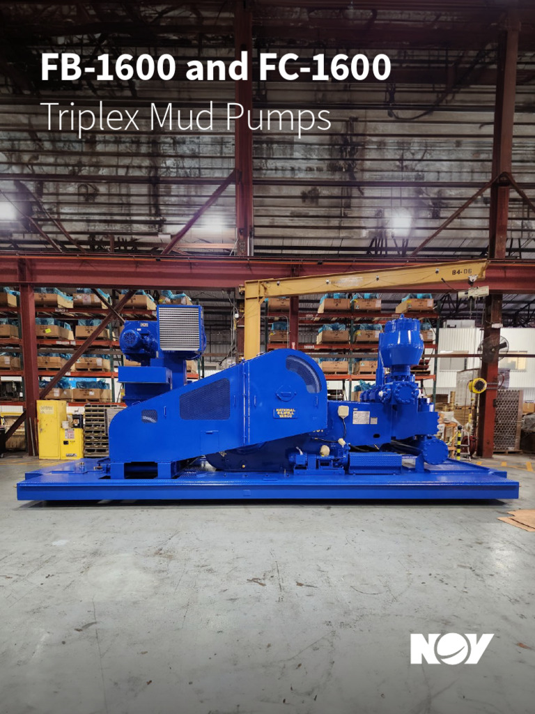 FB 1600 and FC 1600 Triplex Mud Pumps Brochure | PDF
