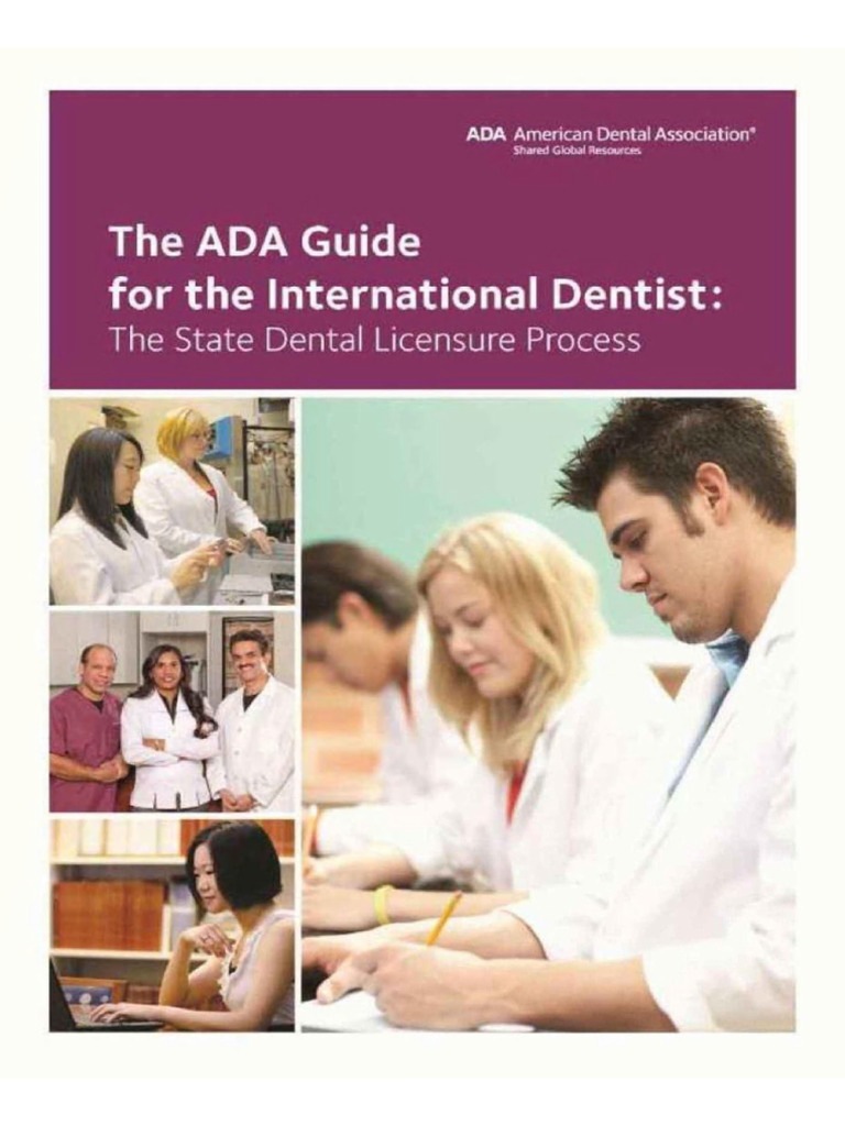 ADA Guide For International Dentist | PDF