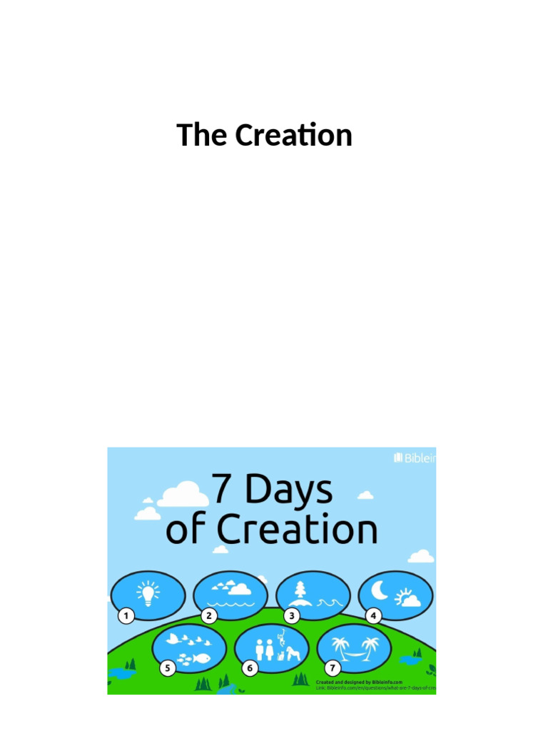 HS Lesson 2 - The Creation | PDF