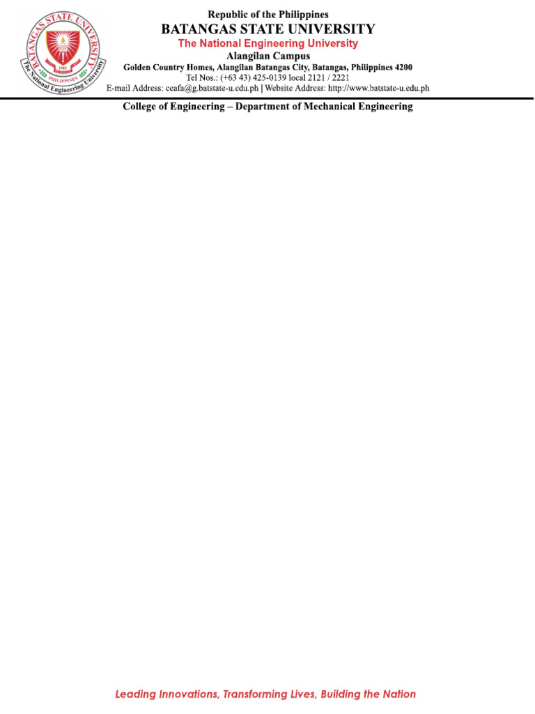 Bsu-Tneu Bsece Letter Head | PDF