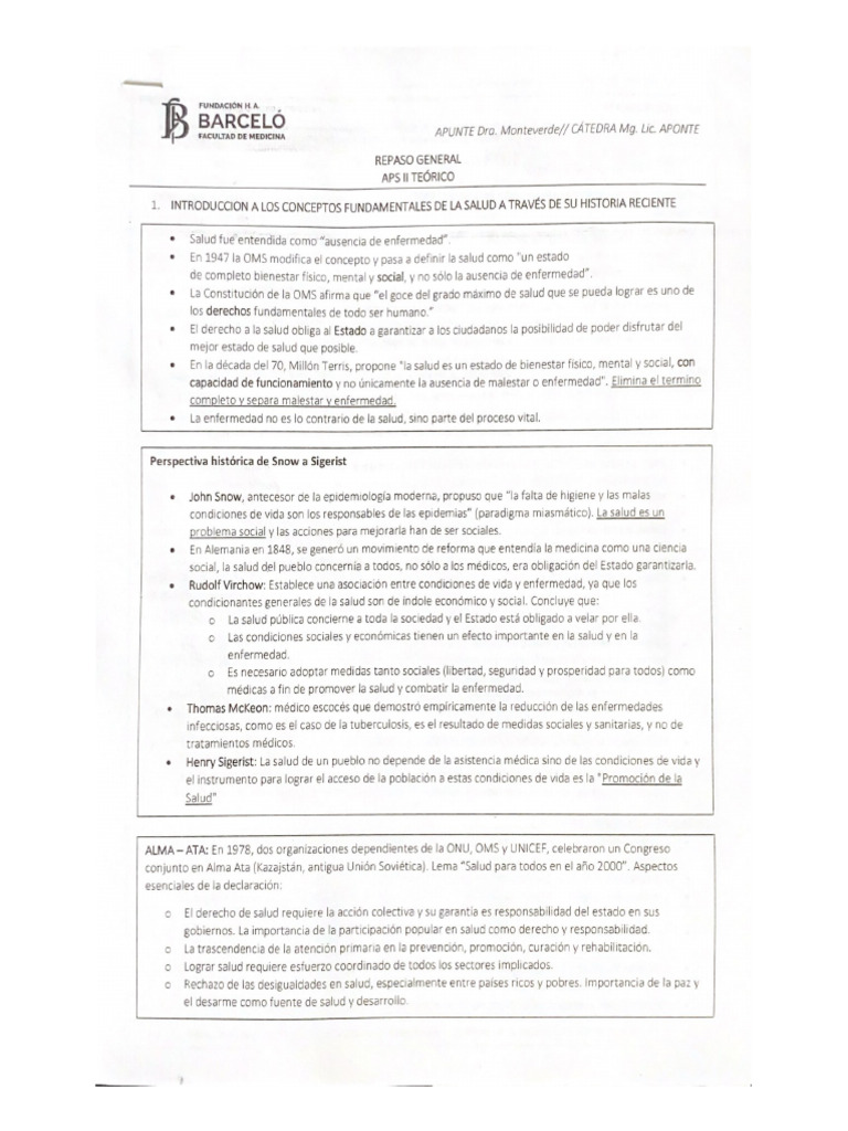 Repaso General - APS2 | PDF