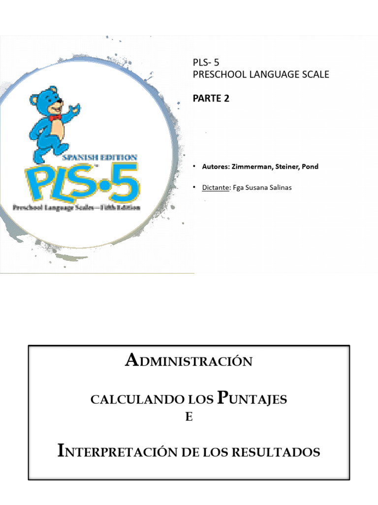 PLS - 5 Parte 2 | PDF