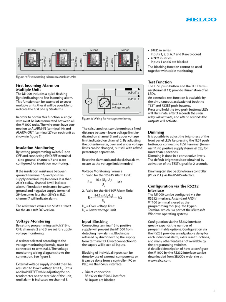 M1000 E Data Sheet | PDF