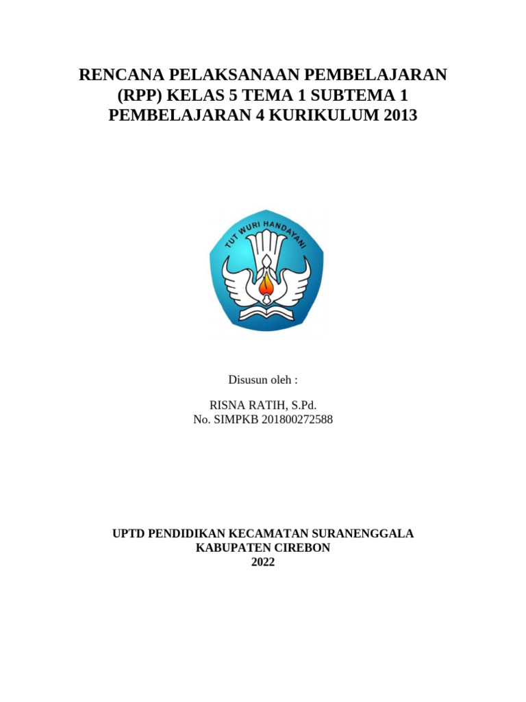 RPP Kelas 5 | PDF