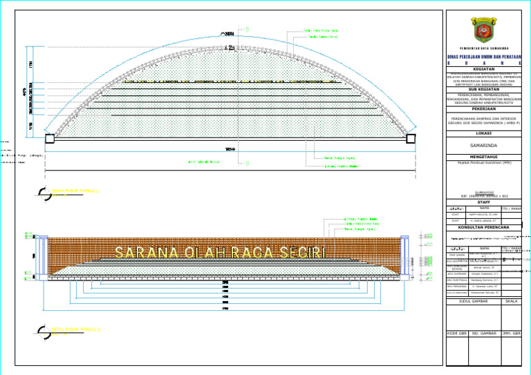 Gambar Pagar GOR Segiri-Model | PDF Gambar Pagar GOR Segiri-Model | PDF