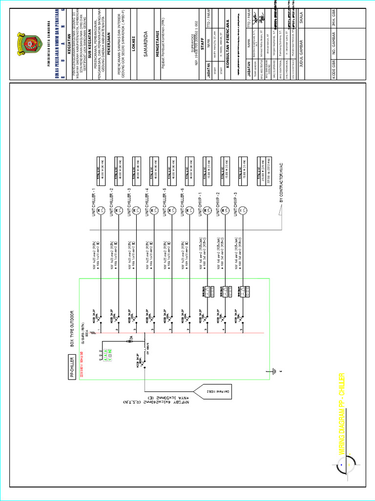 Wering Diagram PP Chiller | PDF