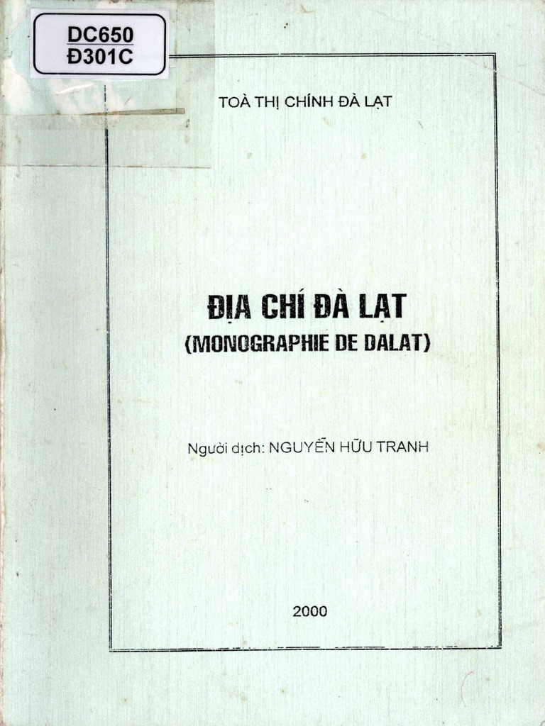 Dia Chi Da Lat | PDF