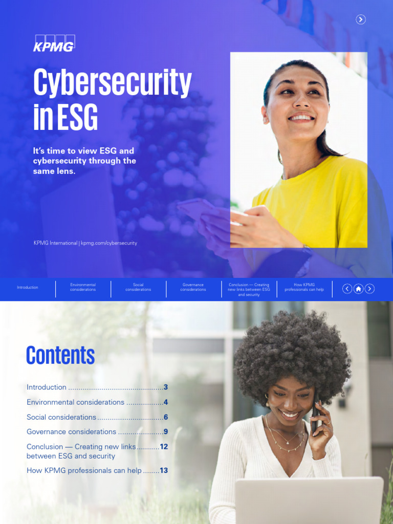 Cybersecurity in Esg | PDF | Computer Security | Security