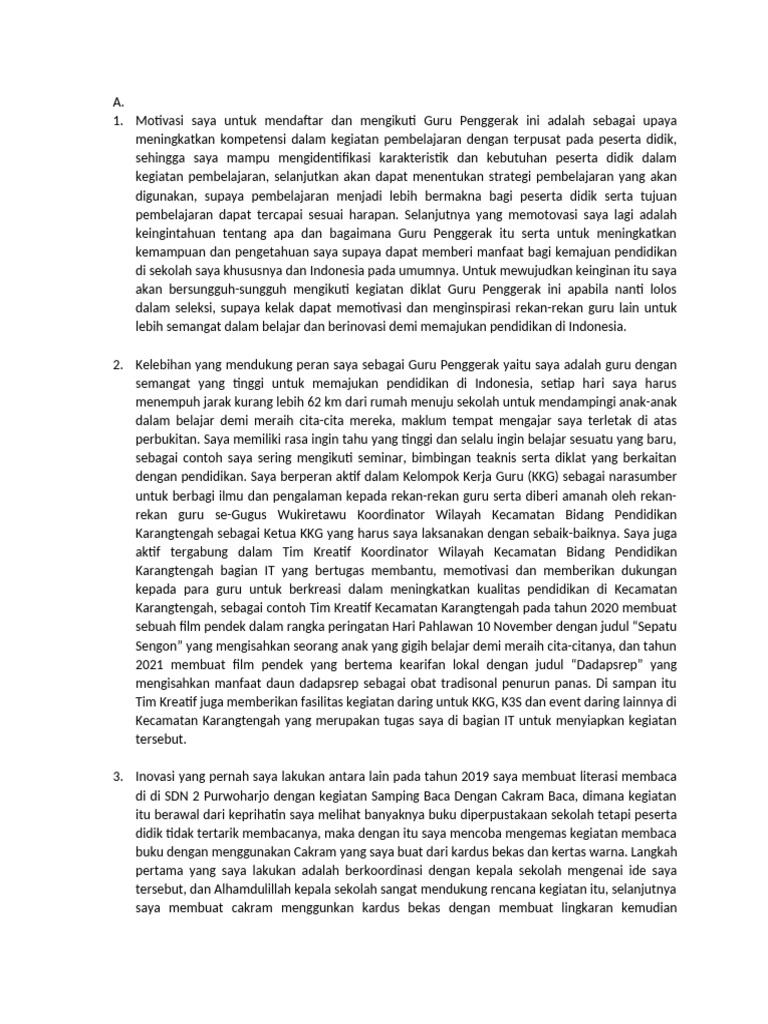 Jawaban Esay Anton | PDF