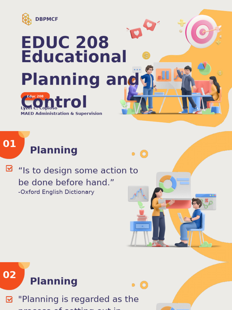 Educational Planning and Control | PDF | Policy | Economics