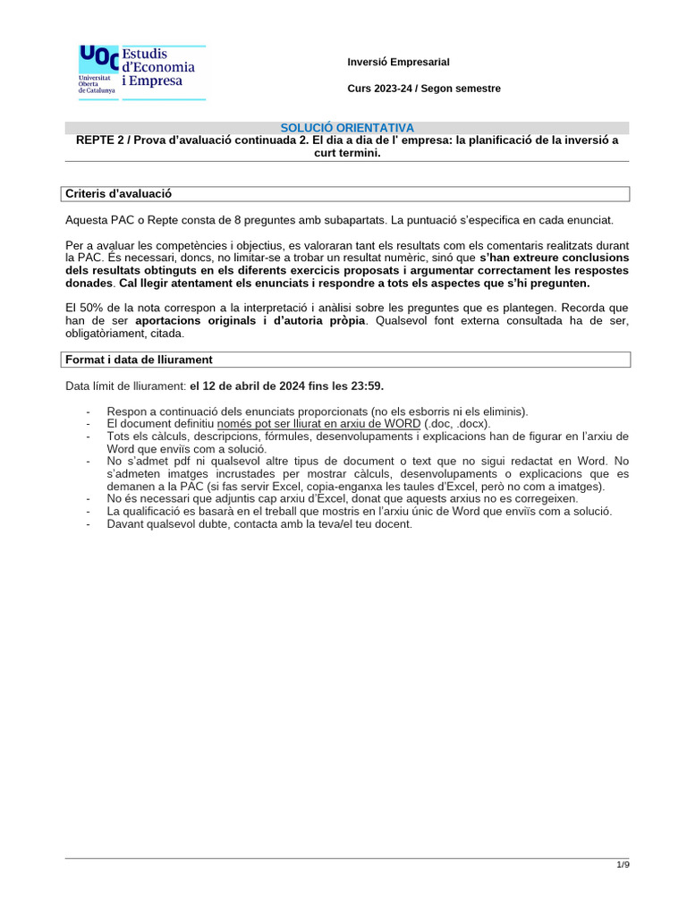 SOL PEC 2 2024 | PDF