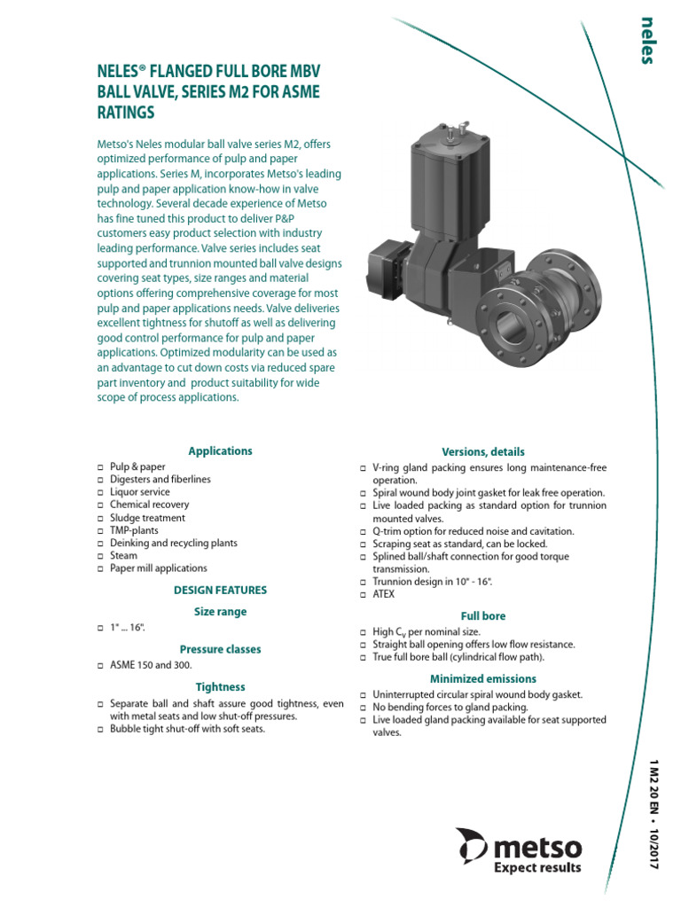 Neles M2 Series | PDF