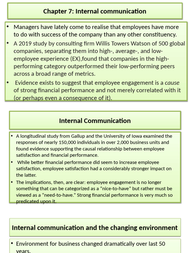 Icom 3724 Chapter 7 2024 Internal Communication | PDF