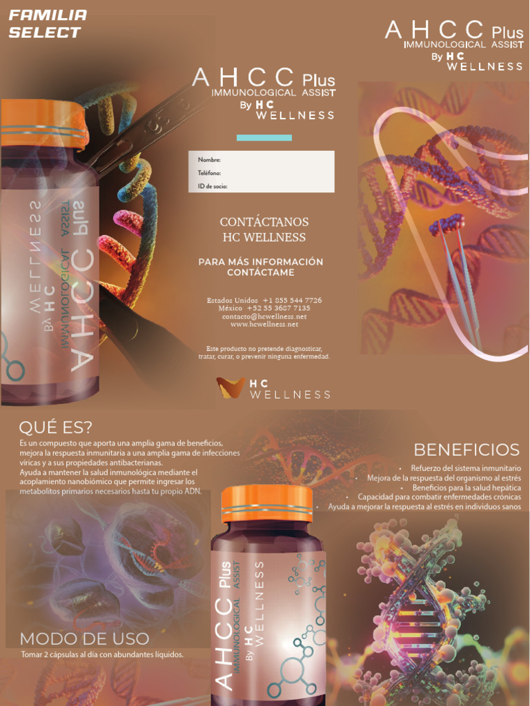 Tríptico AHCC Plus | PDF