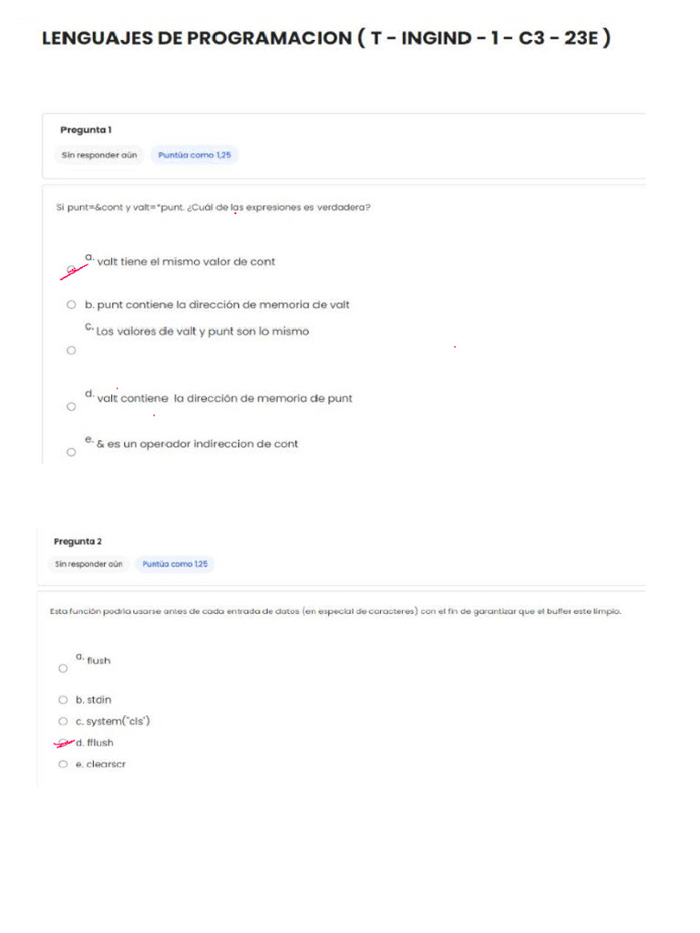 EXAMEN 3 UNIDAD DE LENGUAJE DE PROGRAMACION | PDF