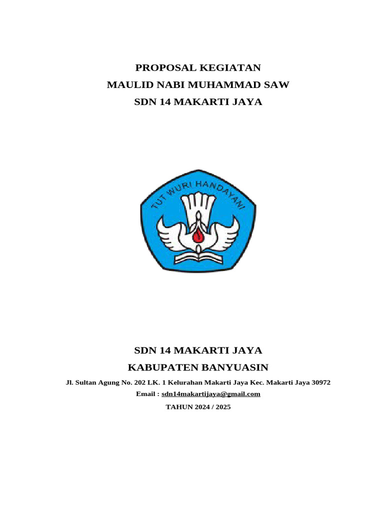 Proposal Maulid Nabi Sd | PDF