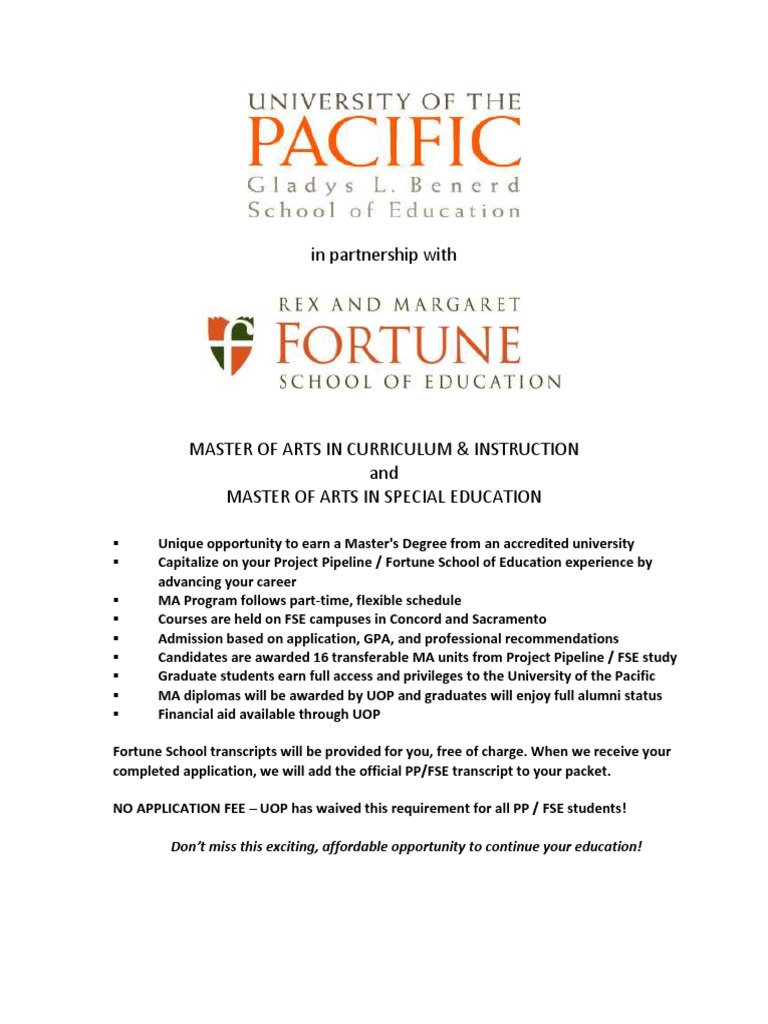 UOP Application | PDF | Graduate School | Student Financial Aid In The ...