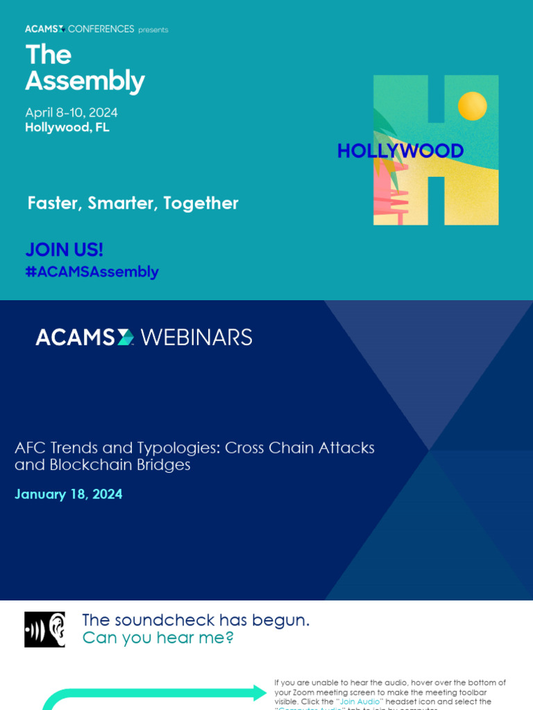 20240118 AFC Trends and Typologies Cross Chain Attacks | PDF