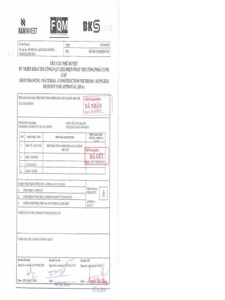 BK.MS.B2.002.REV02 Biện pháp coffa móng A3.15-22, A8.31-38 | PDF