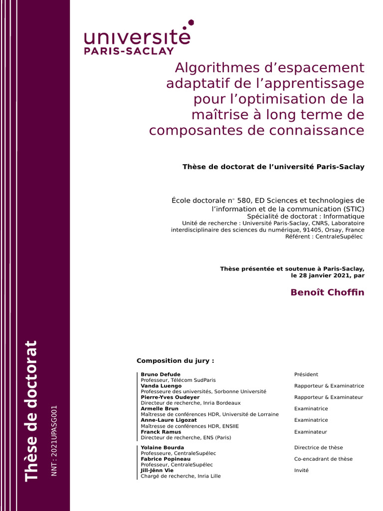 CHOFFIN 2021 Archivage | PDF