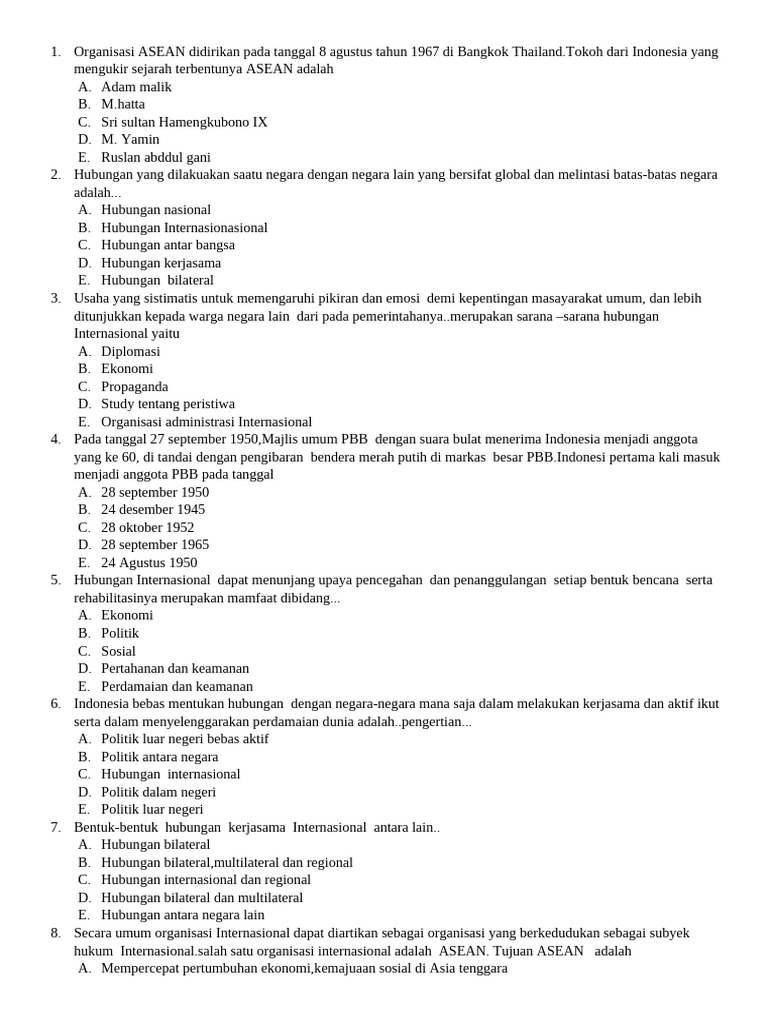 Soal PKN Xi Ipa Dan Ips | PDF