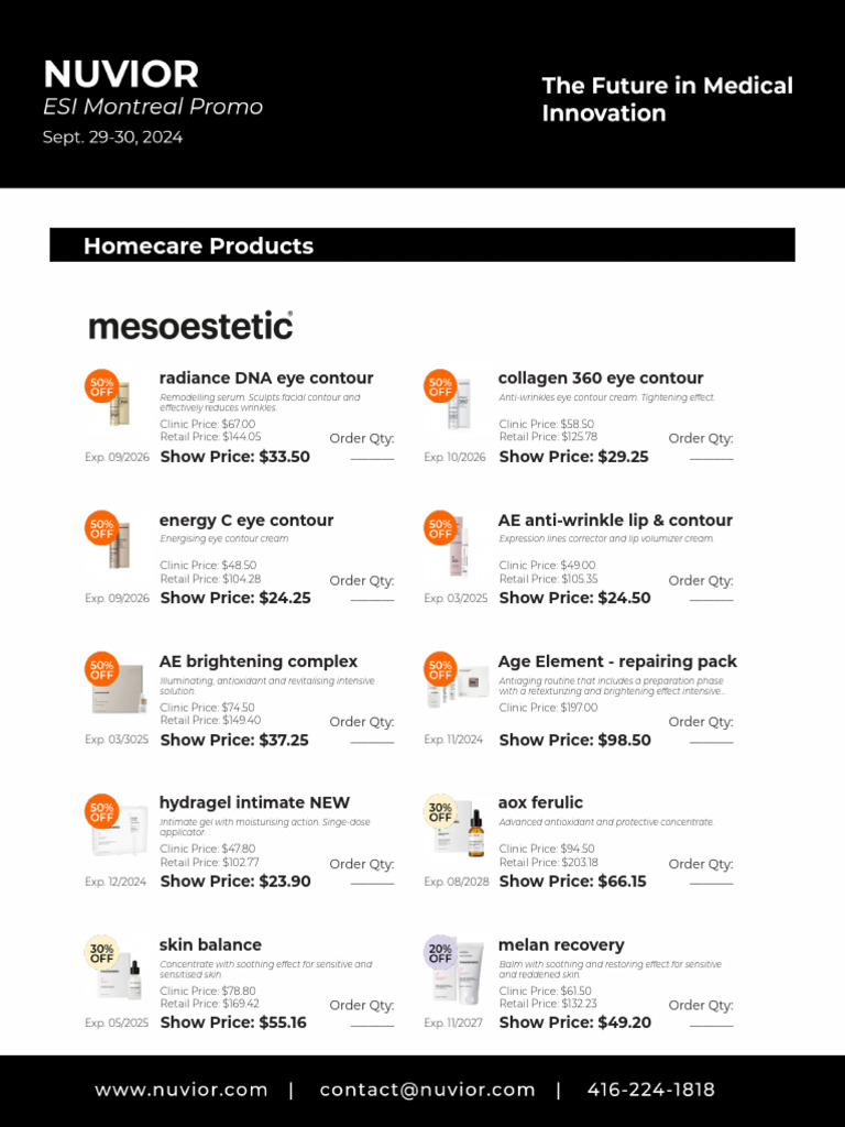 Price List Promo - Homecare | PDF | Business | Self-Improvement
