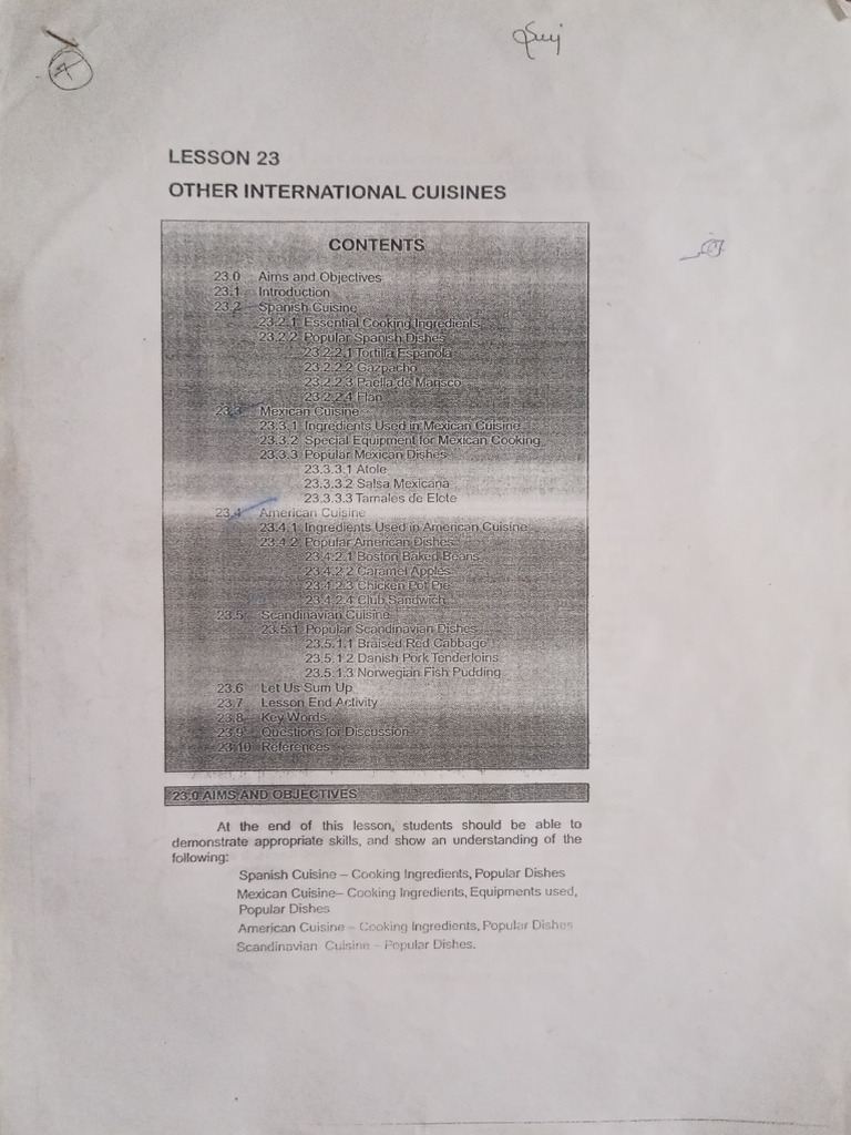 3rd Sem Food Production | PDF