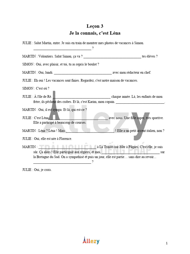 CO - Leçon 3 | PDF